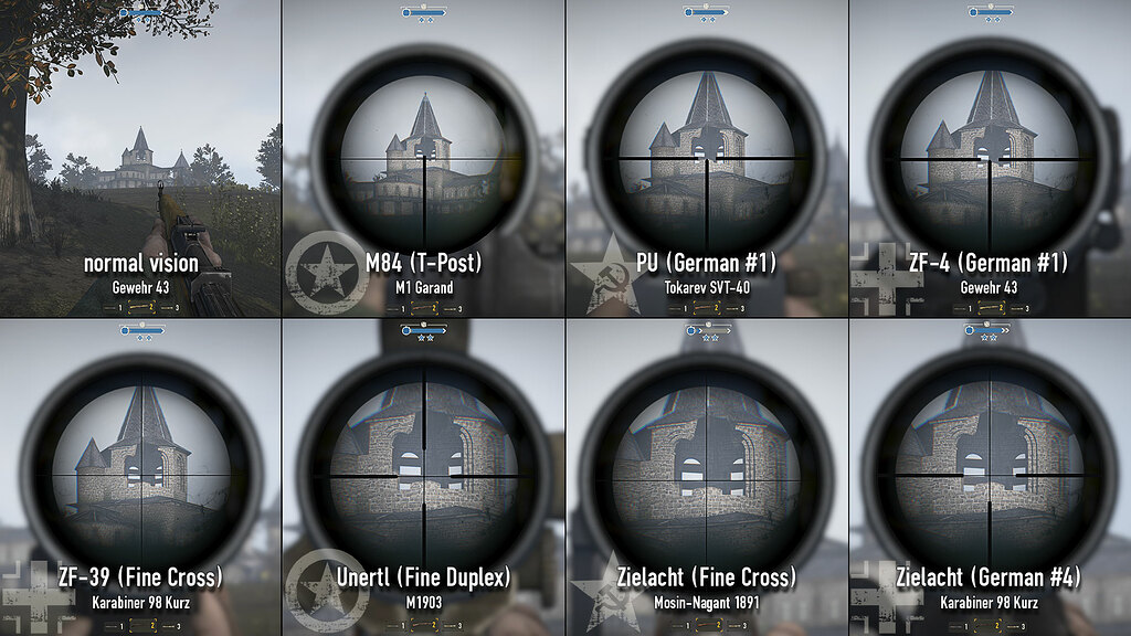 Options for different scope crosses? - Suggestions - Archive - Enlisted ...