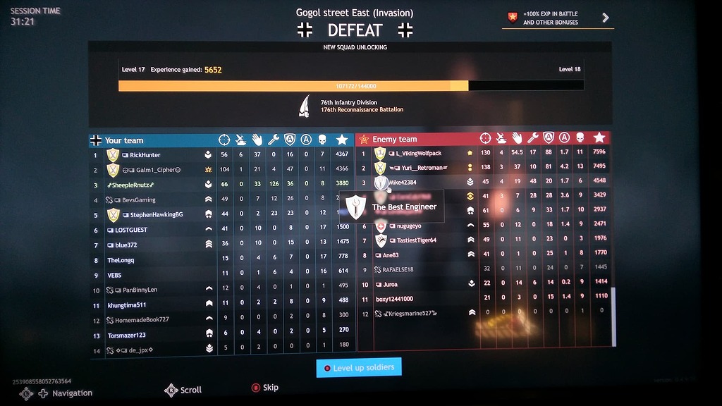 Best engineer reward, needs reworked - Suggestions - Enlisted