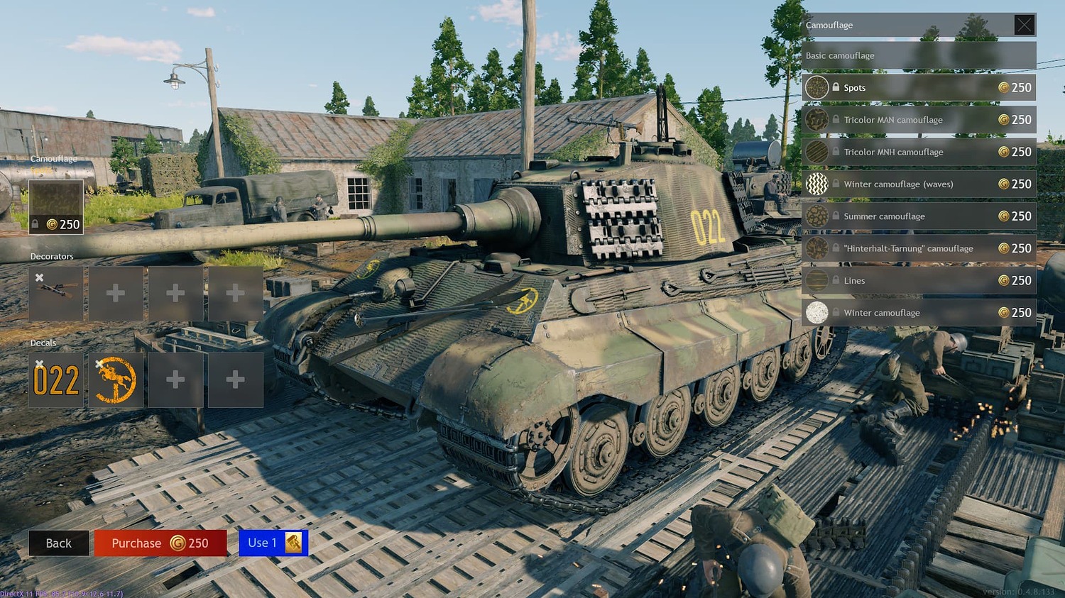 💳 Rework Gold Orders ( soldier & Vehicle ) & Add Camouflage Orders ...