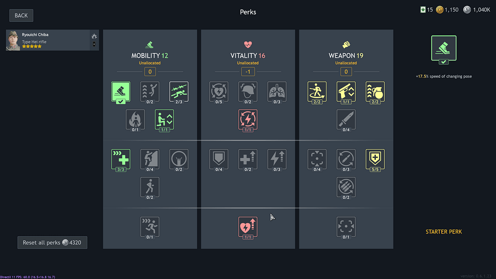 Perk Points Question - Mess Room - Enlisted — official forum