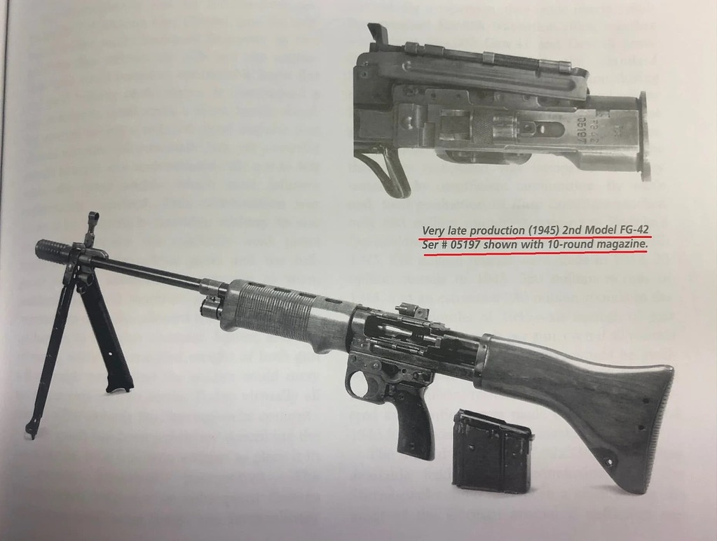 FG42 II with 10 round magazines , a possible BR4 event rifle ...