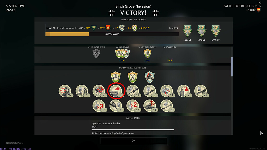 9 tanks killed with Anti-tank mines - Mess Room - Enlisted