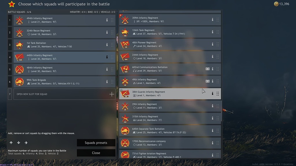 We need a better UI for squad and soldier resource management ...
