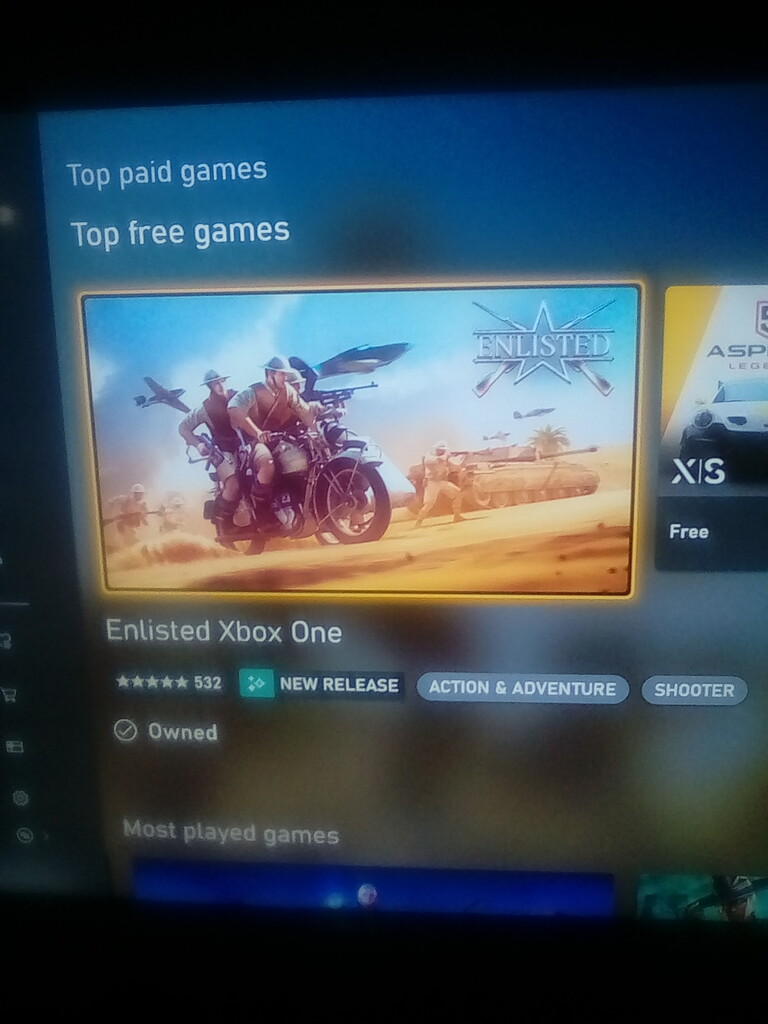 Congratulations! No.1 on the Xbox store - Mess Room - Enlisted