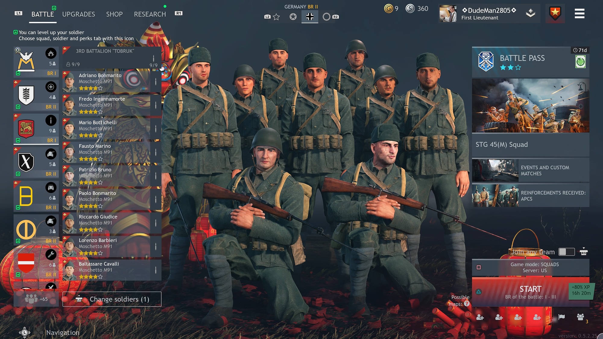 Italian squad uniform for the Eastern Front maps (Stalingrad and Moscow ...