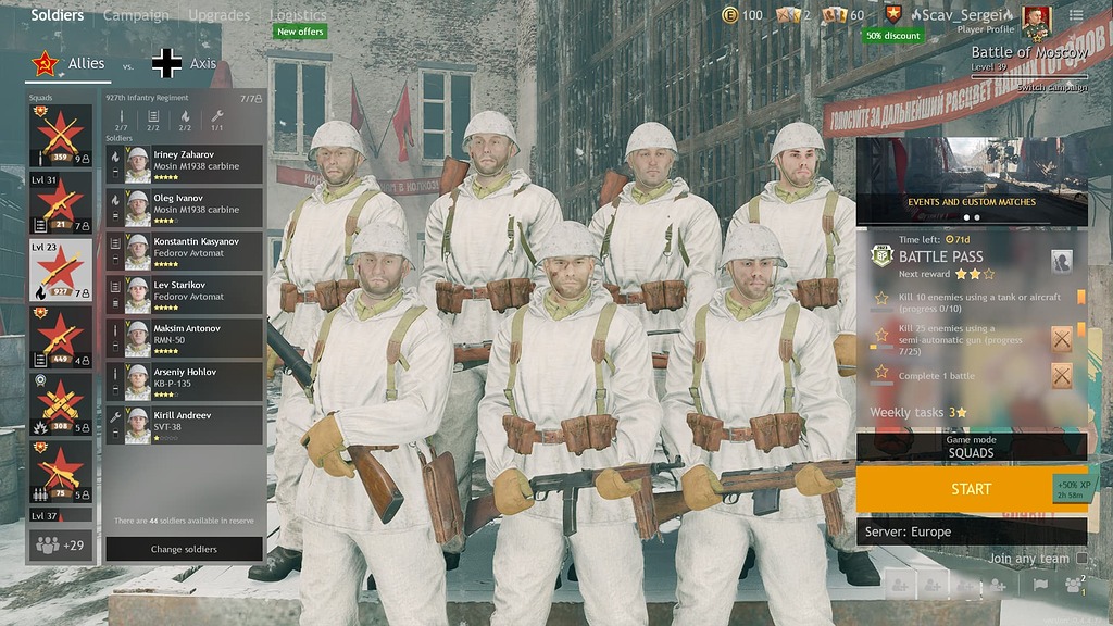 "Heroes Of Stalingrad" release! [Custom Hangar] - Mods - Enlisted