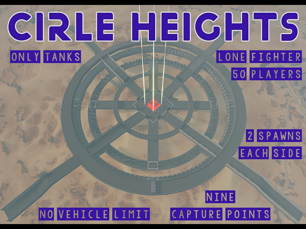 [Танковое PvP] Circle Heights v1.0 | Москва/Тунис - Нормандия/Берлин - Игровые моды - Enlisted