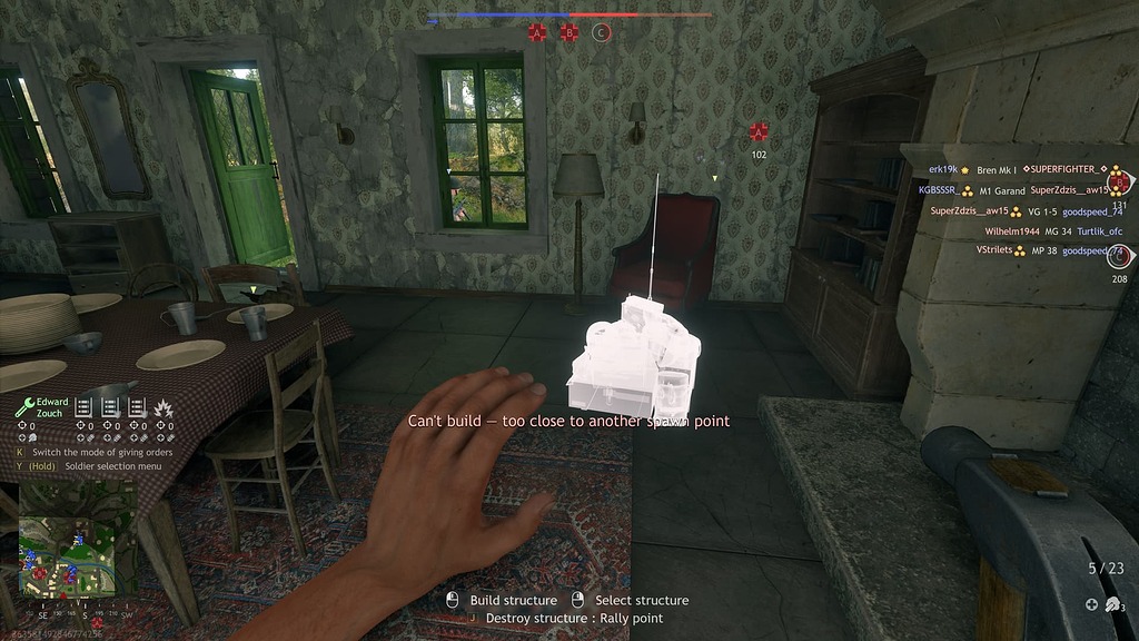 Early warning for not being able to build a rally too close to another ...