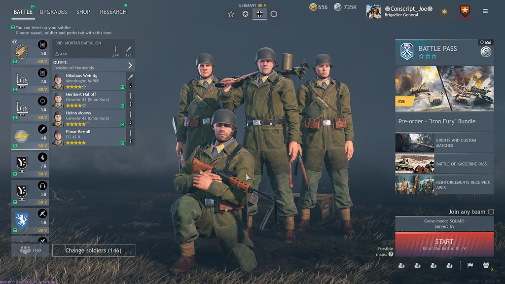 Customization for the premium and event fallschirmjäger (German ...