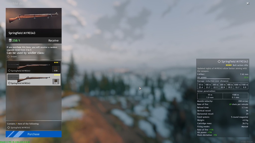 Strange sniper rifle stats progression - Mess Room - Enlisted ...