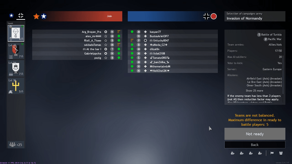 Another day in lone fighter - Mess Room - Enlisted