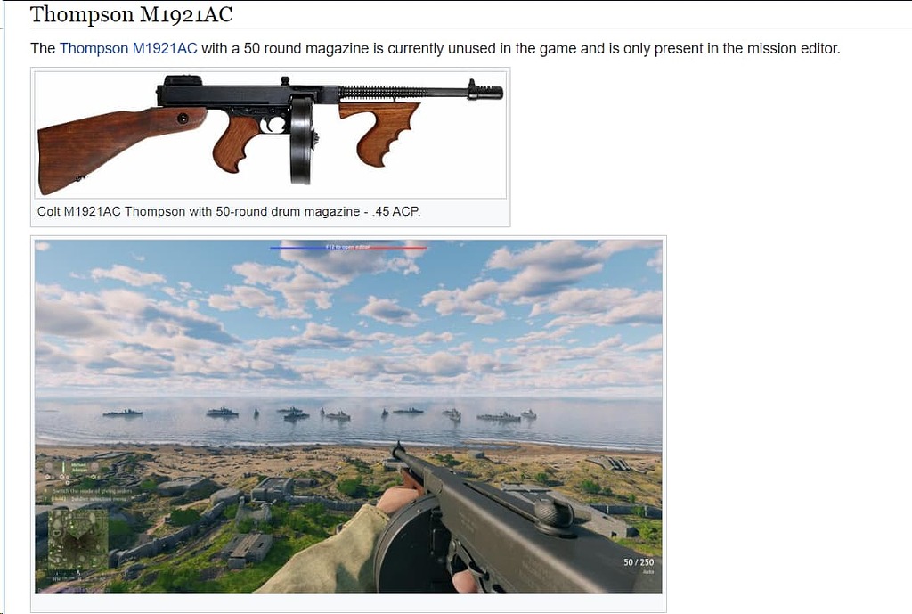 Grindable M21/28 Thompson with drum mag - Suggestions - Enlisted