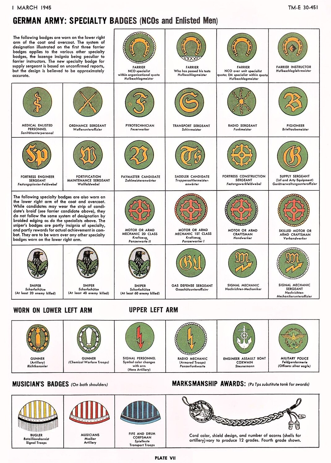 German Military Insignia (WWII) & Ranks - Suggestions - Enlisted