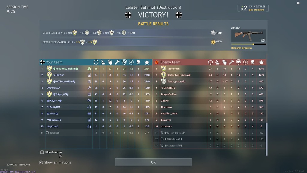 You can hide deserter now? - Mess Room - Enlisted — official forum