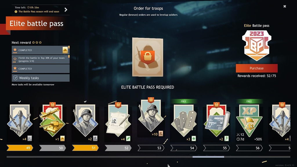 How can I collect the gold order - Mess Room - Enlisted