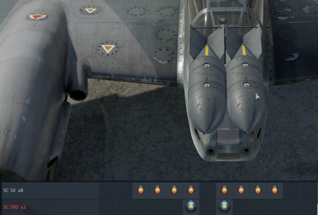 Change the me 410's bombs two 250kg to two 500kg - Suggestions - Enlisted
