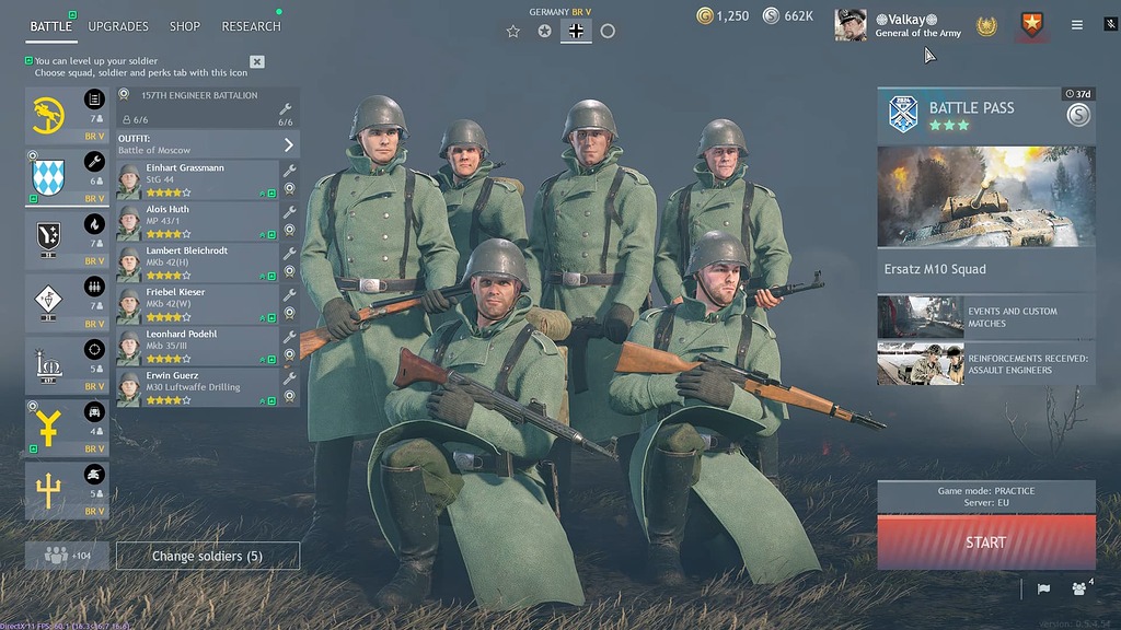 All the assault rifles the new German assault engineer event squad can ...