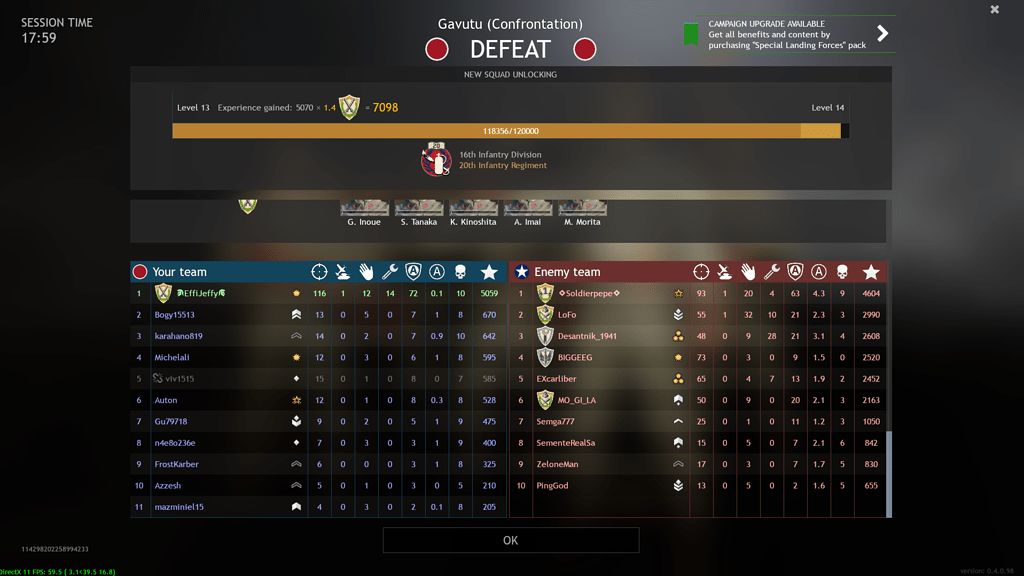 Pacific balanced match - Mess Room - Enlisted