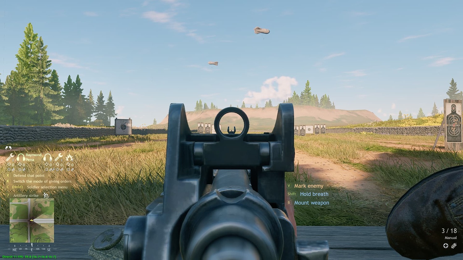 M1917 enfield iron sights - USA and Great Britain - Enlisted