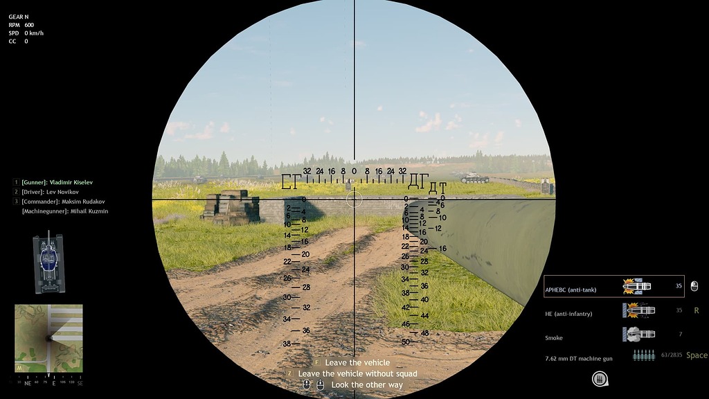 Tank gunner's periscopes inconsistency - Mess Room - Enlisted ...