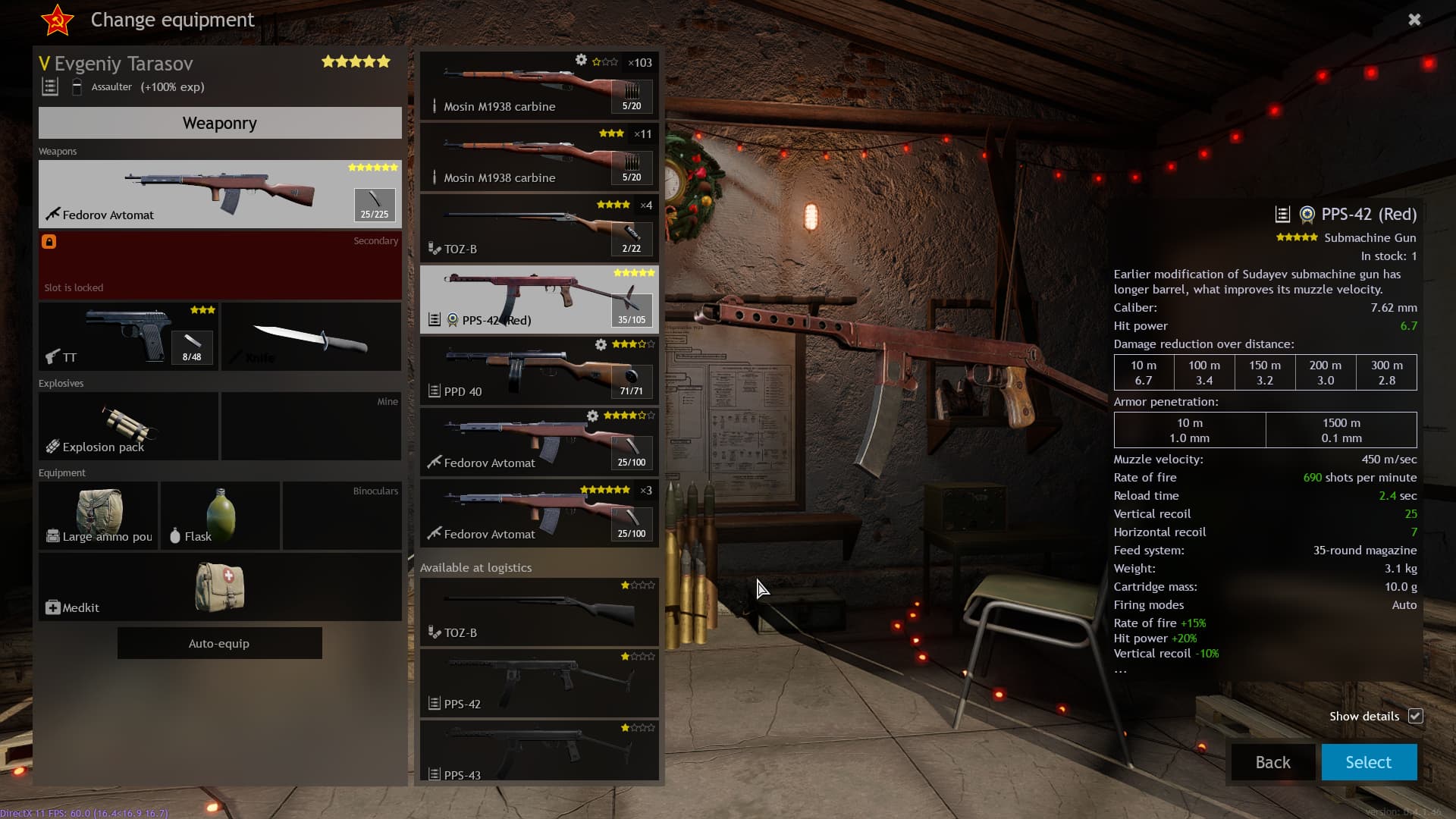 Event gun (pps-42 red) cannot be transferred - Bug Reports - Enlisted