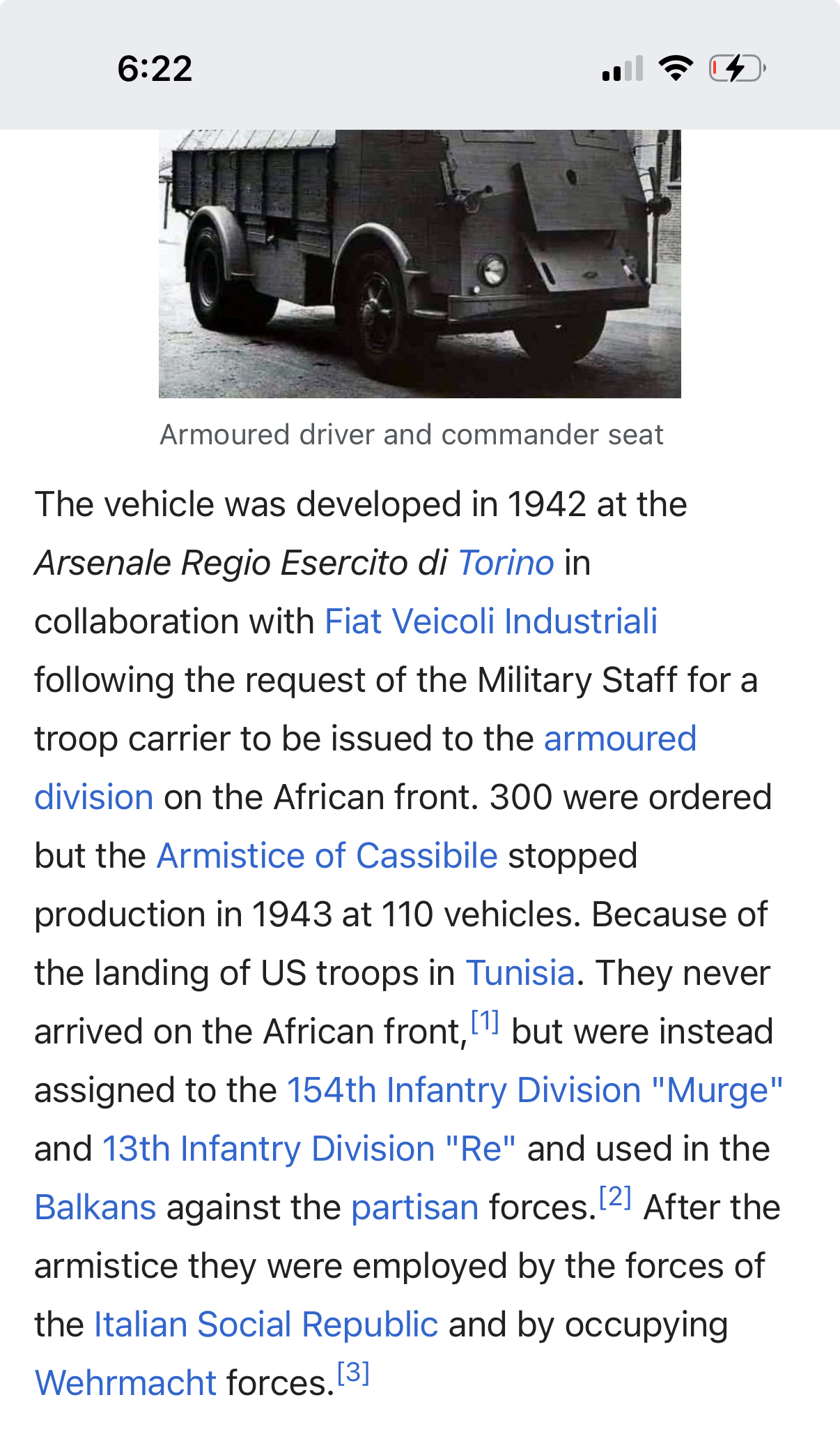 Italian APC squad - Vehicles - Enlisted