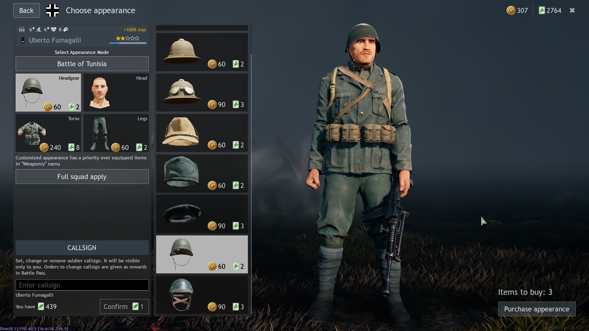 Add green Italian uniforms for Stalingrad customisation at least ...