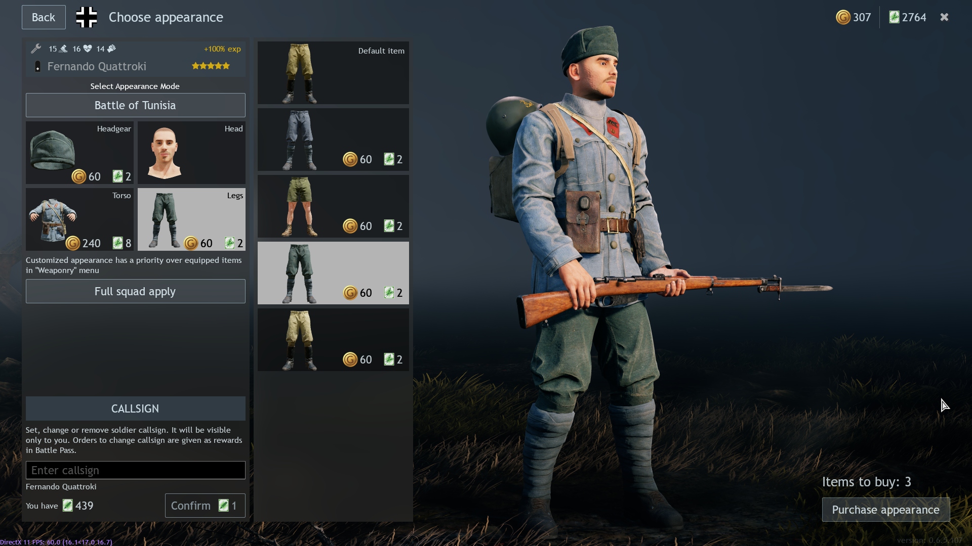 Add green Italian uniforms for Stalingrad customisation at least ...