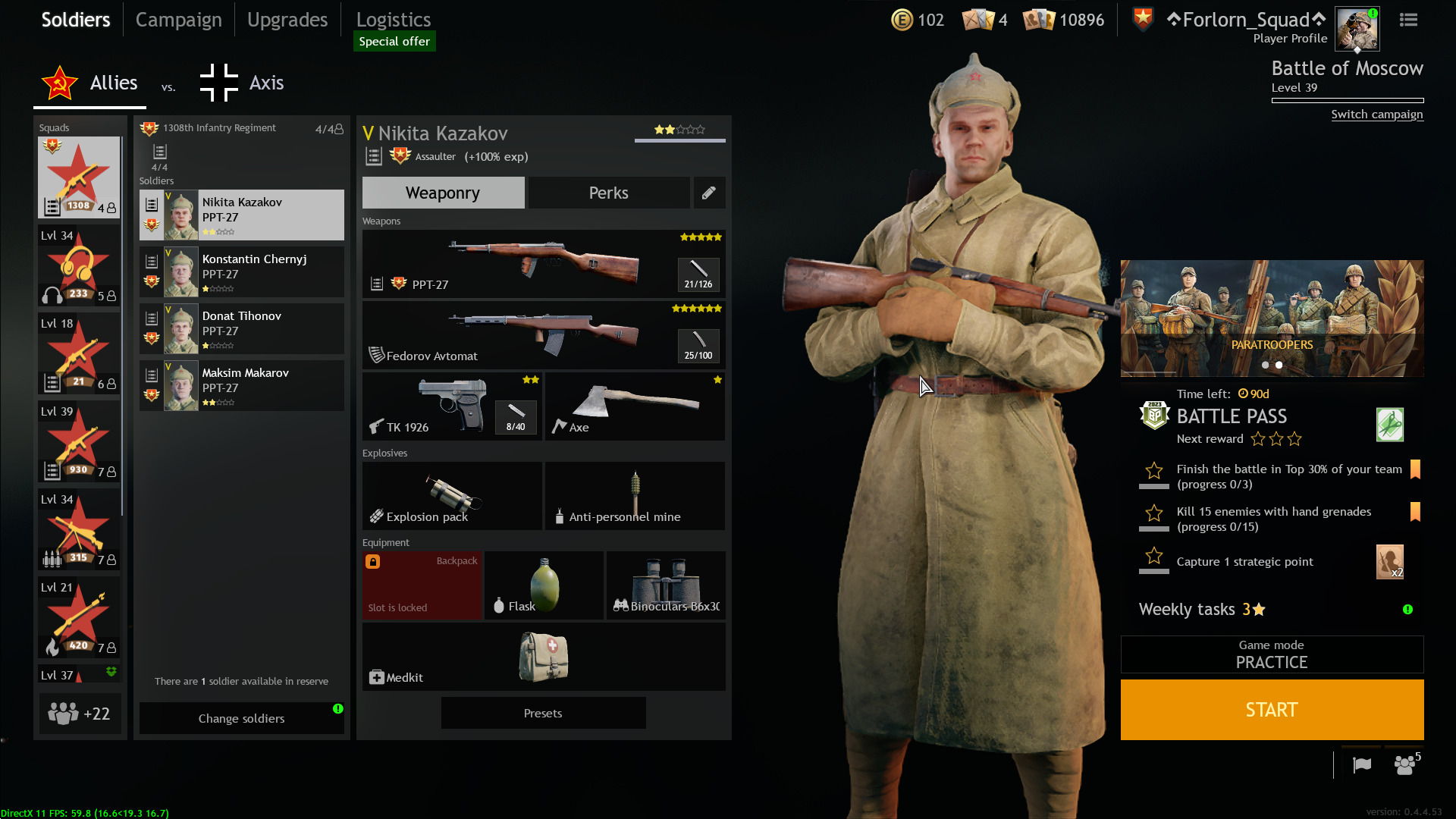 Second Weapon Slot on Premium and Event Squads - Suggestions - Enlisted