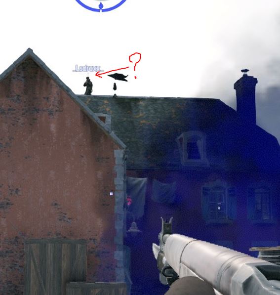 I have trouble seeing the small light blue triangle that identifies the ...