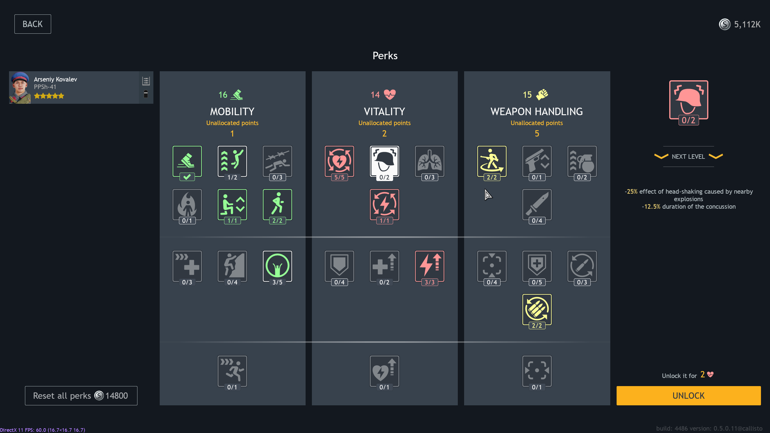 You need to add how much each step cost in Soldier perk UI ...