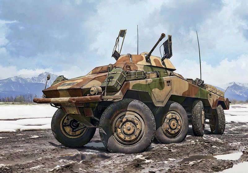 The Sd.Kfz.234/1 - A light reconnaissance vehicle for BR1 - Vehicles ...