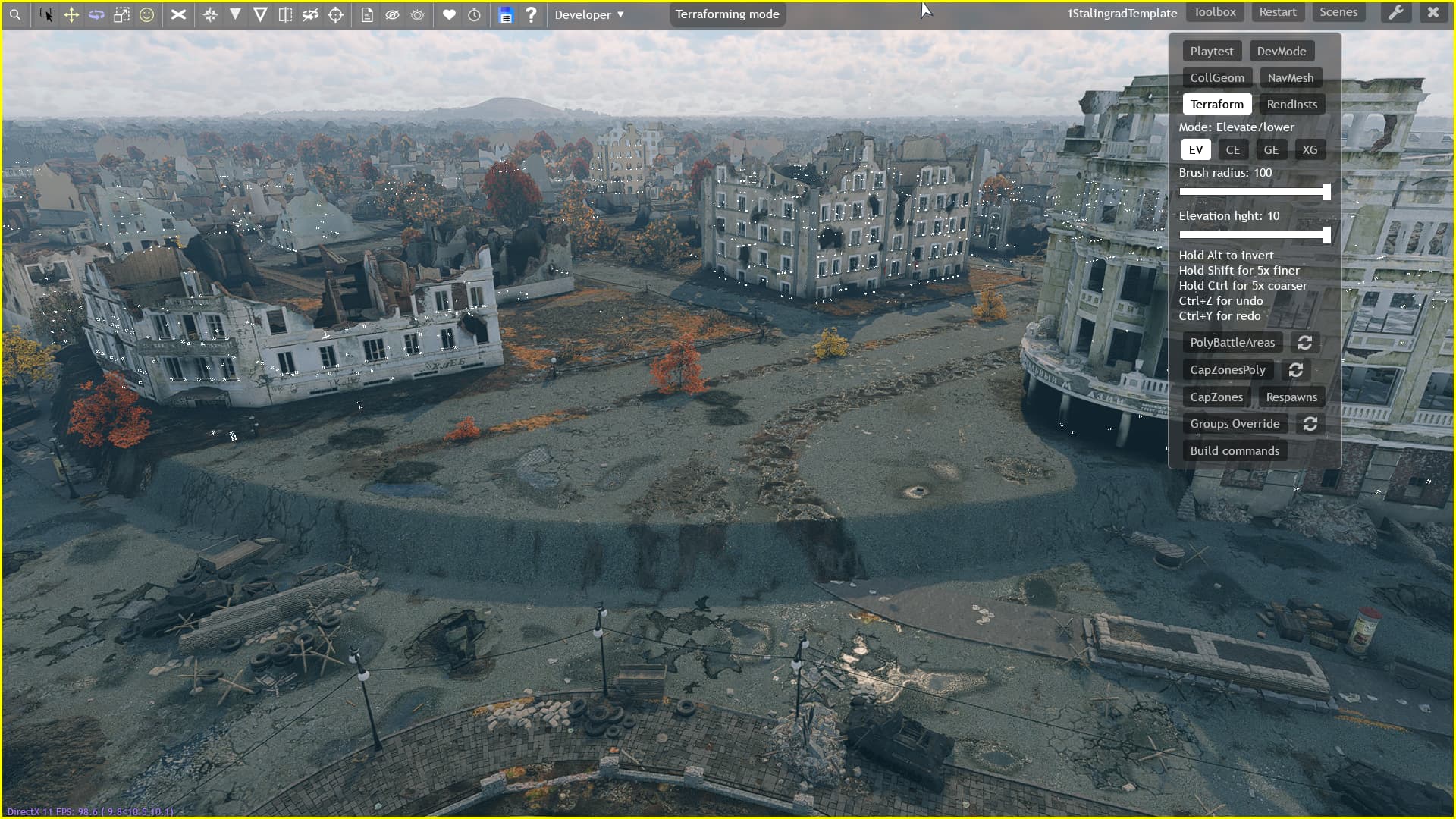 Why cant i use the landscape tool properly in stalingrad? - Game Mods ...