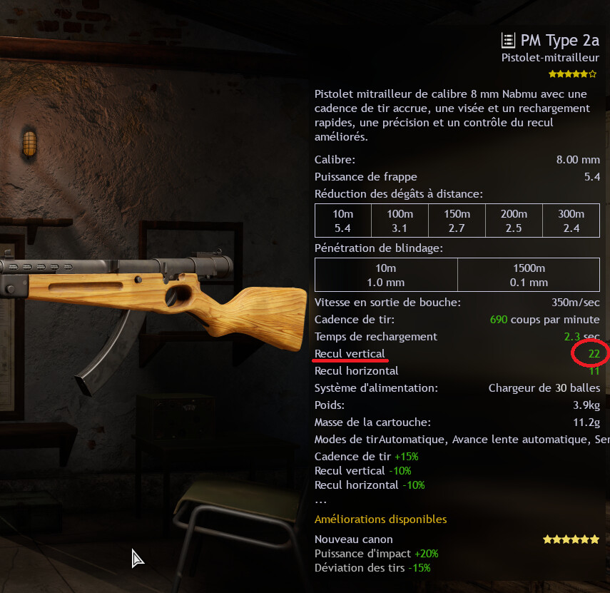 PM Type 2A recoil - Bug Reports - Enlisted